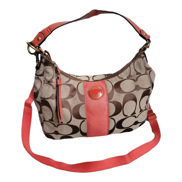 Coach | Bags | Coach Signature Canvas Shoulder Bag | Poshmark